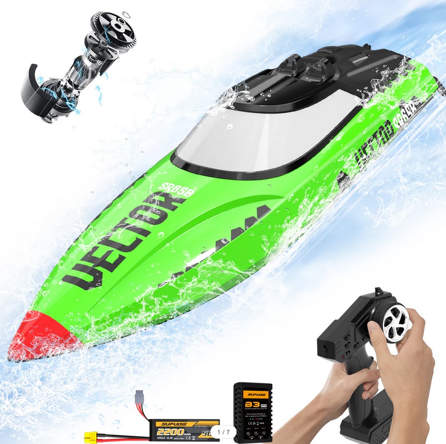 Volantex RC Vector SR65B High-Speed Brushless RC Boat 60km/h Self ...